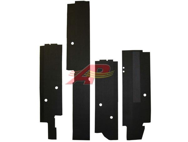 John Deere 4WD 30 Series Cab Post Kit - Black – Fits John Deere Tractor ...