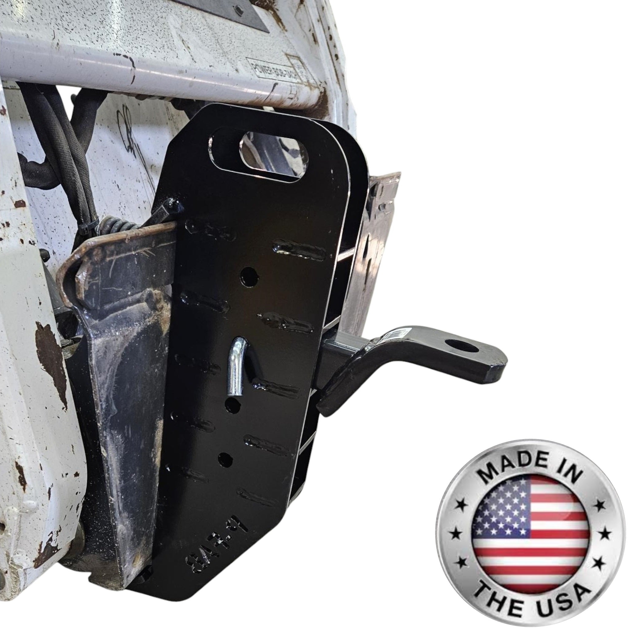 Mini portable skid loader receiver hitch – P-Fab Manufacturing